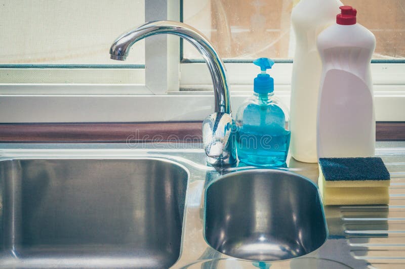 Kitchen hand wash close up stock image. Image of clean - 51572003