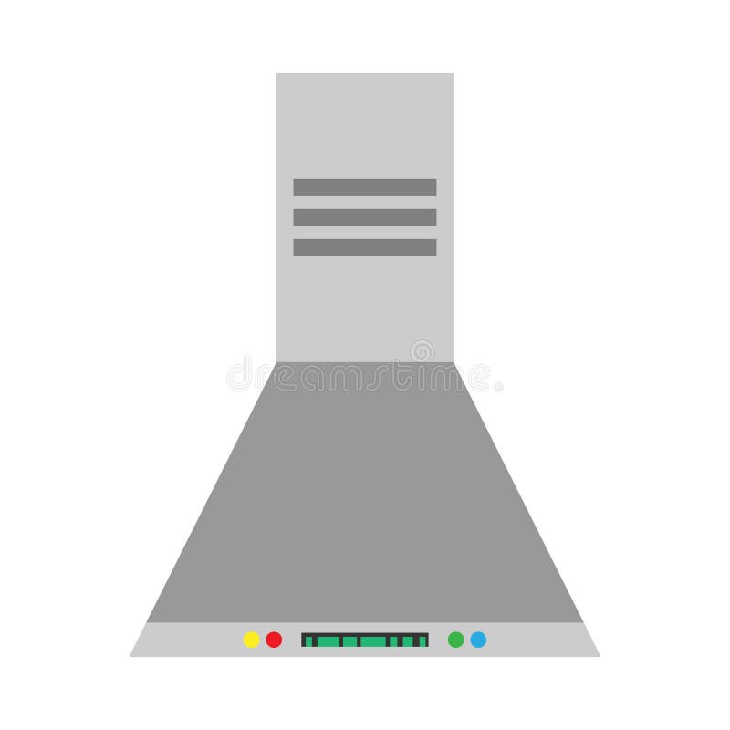 Kitchen Hood Air Extractor Filter Symbol. Flat Icon Ventilation ...