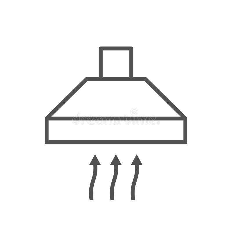 Kitchen hood icon stock vector. Illustration of home - 209175191