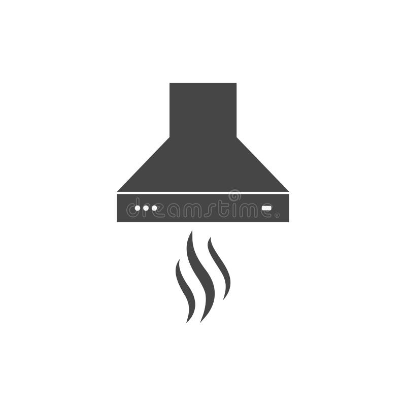 Kitchen Hood Icon. Vector Illustration Stock Vector - Illustration of ...