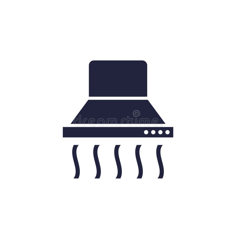 Kitchen Hood Isolated stock illustration. Illustration of cooker ...