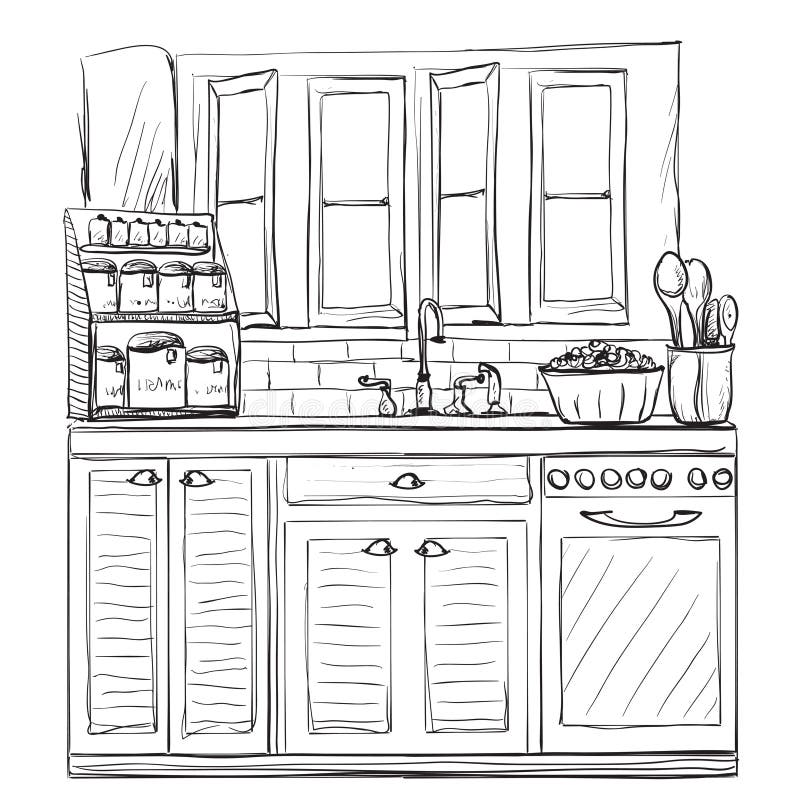 Table Setting Sketch Stock Illustrations – 671 Table Setting Sketch ...