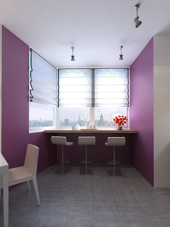 Kitchen Interior in the Style of Constructivism Stock Photo - Image of ...