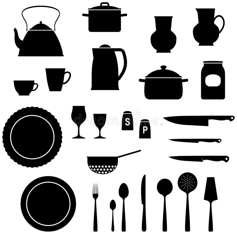 Kitchen appliances stock vector. Illustration of pots - 3547179