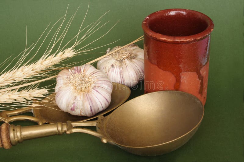 Kitchen items stock image. Image of iron, wheat, rural - 6550767