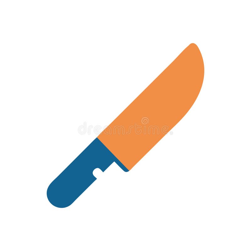 Restaurant Kitchen Knife Icon Stock Illustration - Illustration of ...