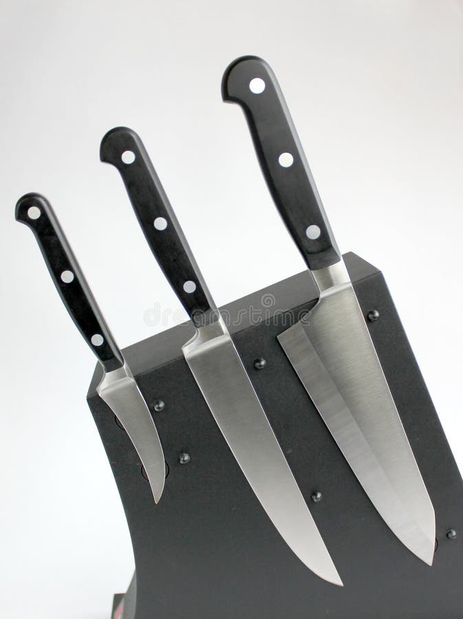 Knife Cook Universal with a Big Blade Stock Photo - Image of cutting ...
