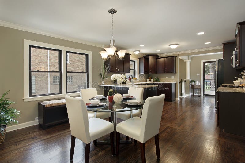 Eating area with fireplace stock photo. Image of cabinet - 11995394