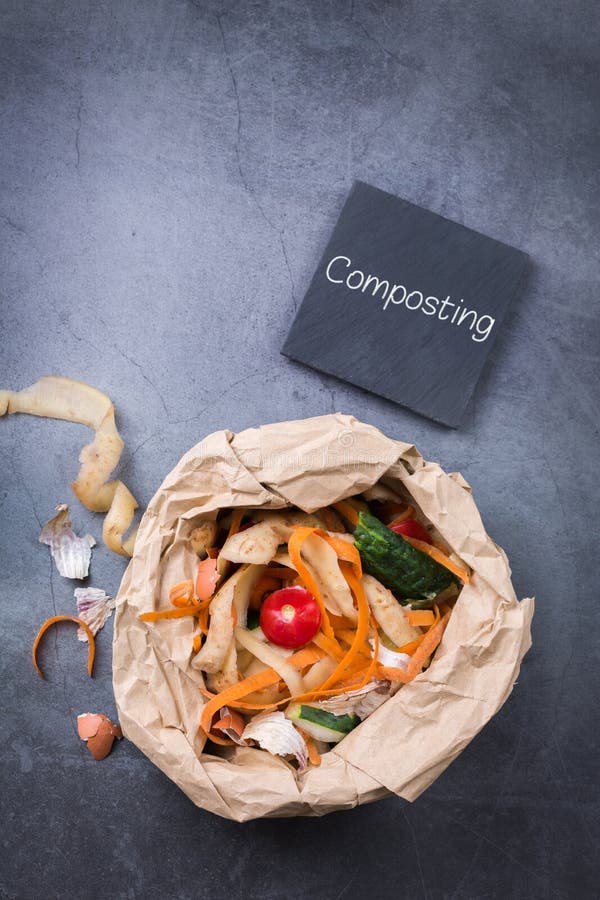 Kitchen Leftovers for Recycling and Composting, Garbage Sorting, Zero ...