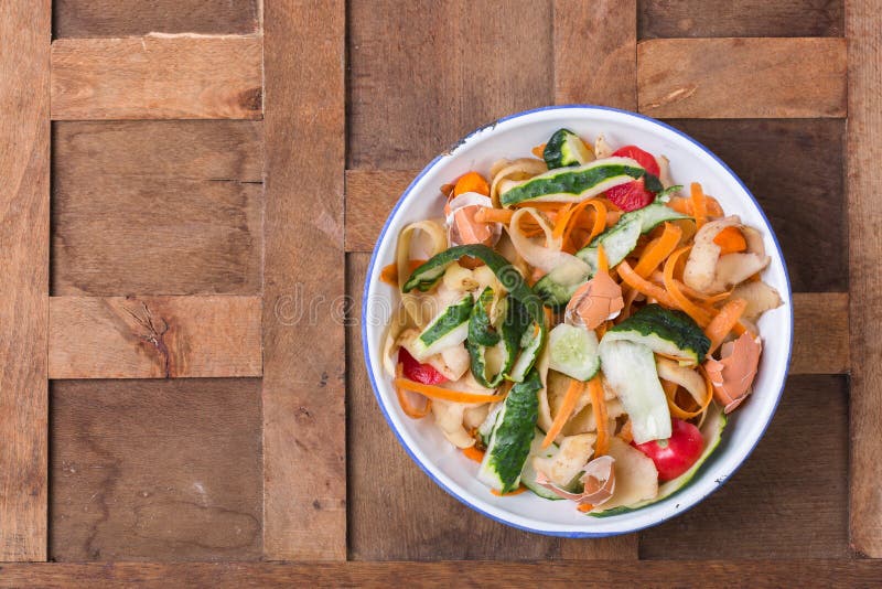 Kitchen Leftovers for Recycling and Composting Garbage Sorting Zero ...