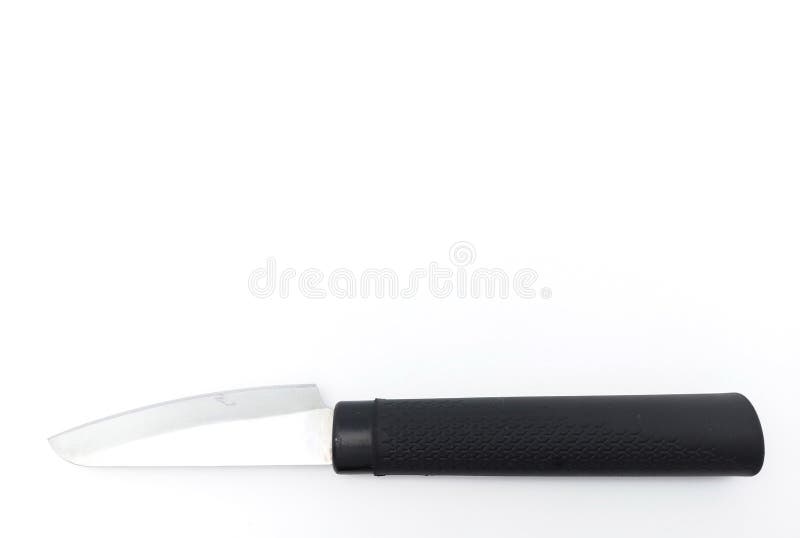 Kitchen Knife Isolated on White Background, Side View Stock Image ...