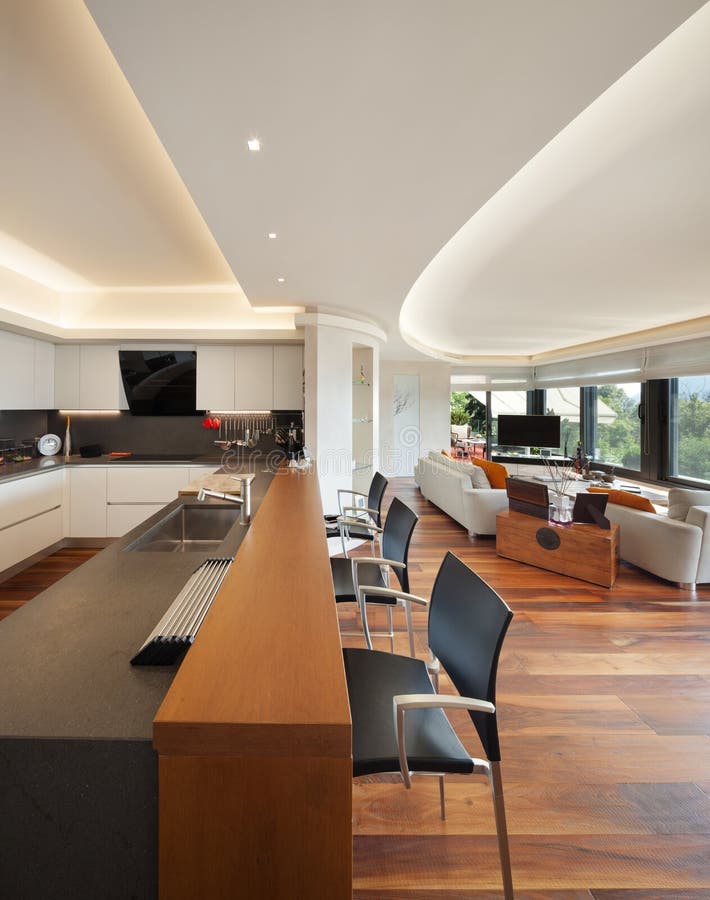 Violet Lounge in Living Room Stock Photo - Image of mansion, furniture ...