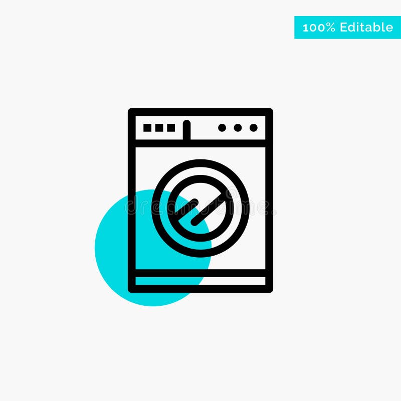 Washing Machine Icons Circle Stock Illustrations – 470 Washing Machine ...