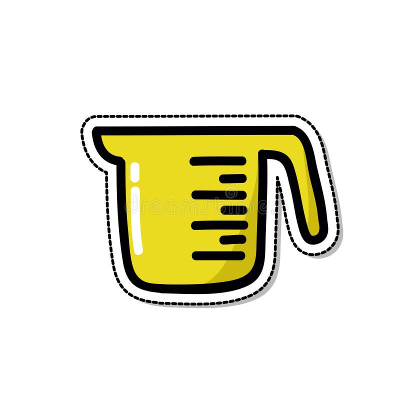 Doodle Measuring Cup Stock Illustrations – 236 Doodle Measuring Cup ...