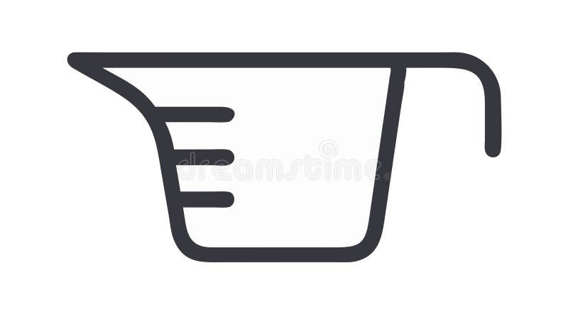 Kitchen Measuring Jug Icon for Precise Cooking , Vector Design ...