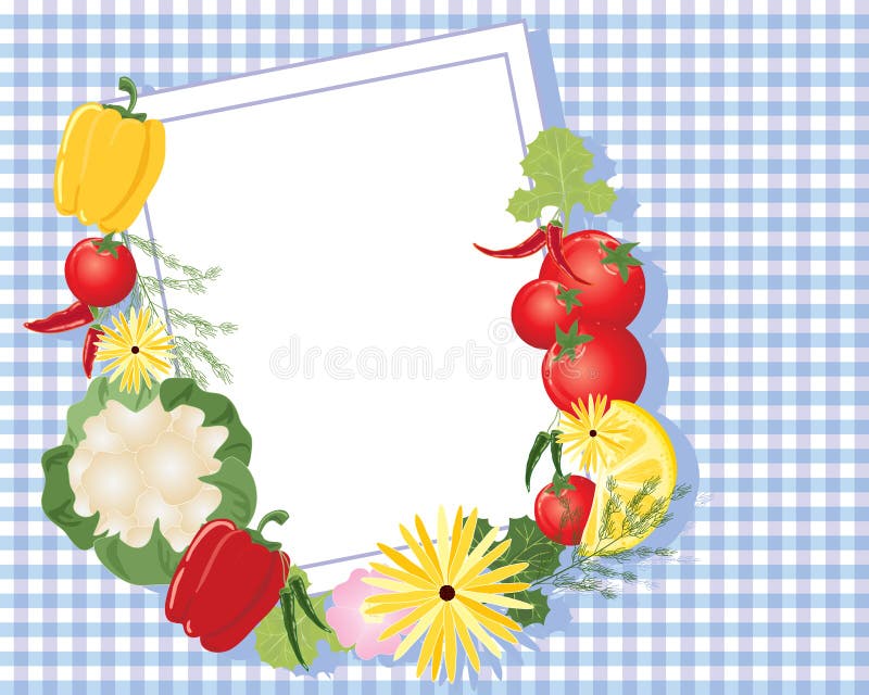Kitchen memo stock vector. Illustration of daisies, floral - 26288423