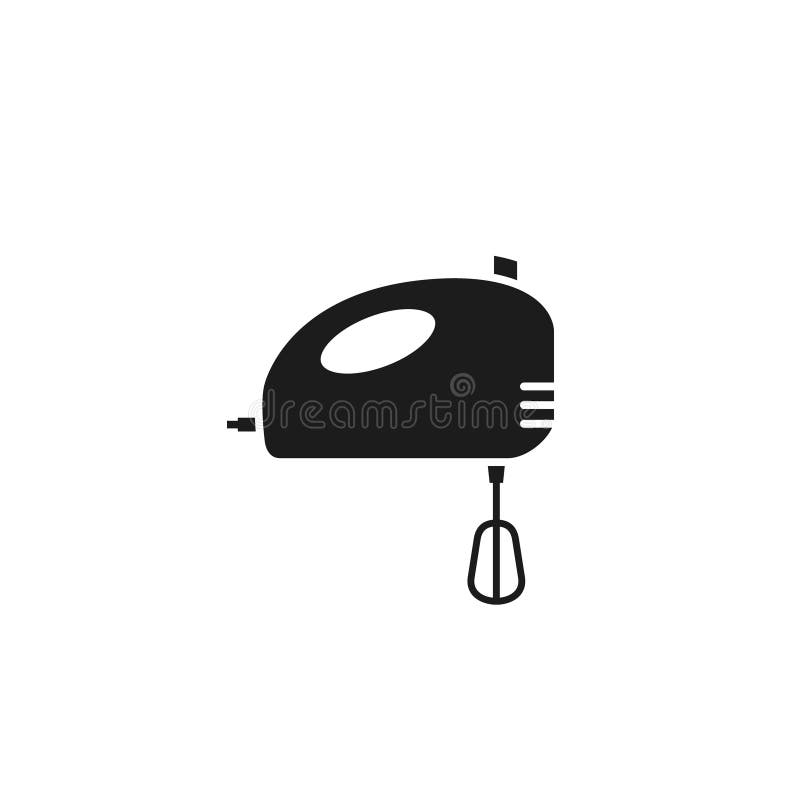 Kitchen Mixer Icon, Vector Isolated Simple Kitchen Equipment Flat ...
