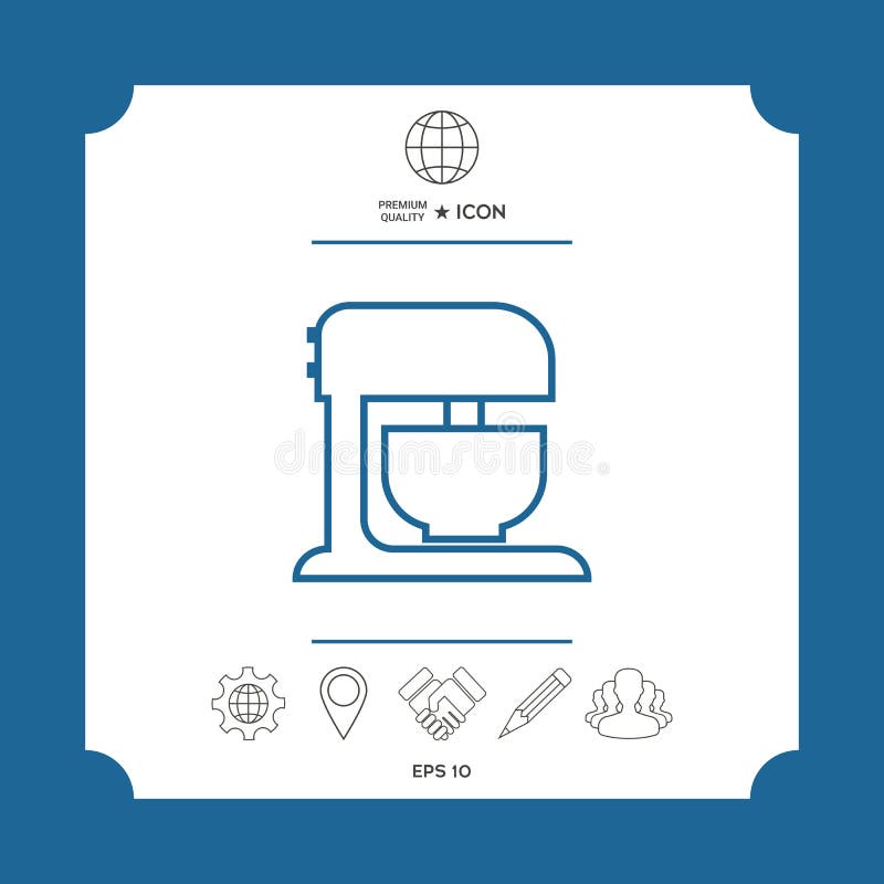 Mixer Tap Linear Icon Concept. Mixer Tap Line Vector Sign, Symbol ...
