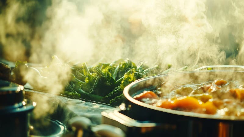 The Kitchen is Modern and Features a Versatile Cooking Appliance Along ...