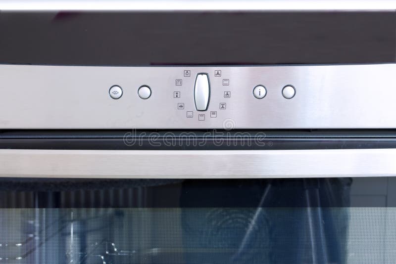 Kitchen oven buttons stock photo. Image of unit, grill - 19476308