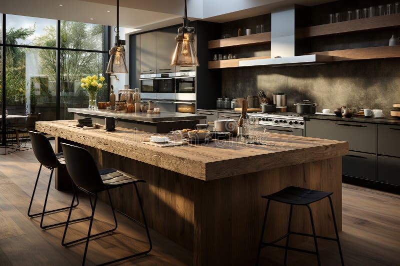 Kitchen Place Where Food is Prepared and Various Culinary Operations ...