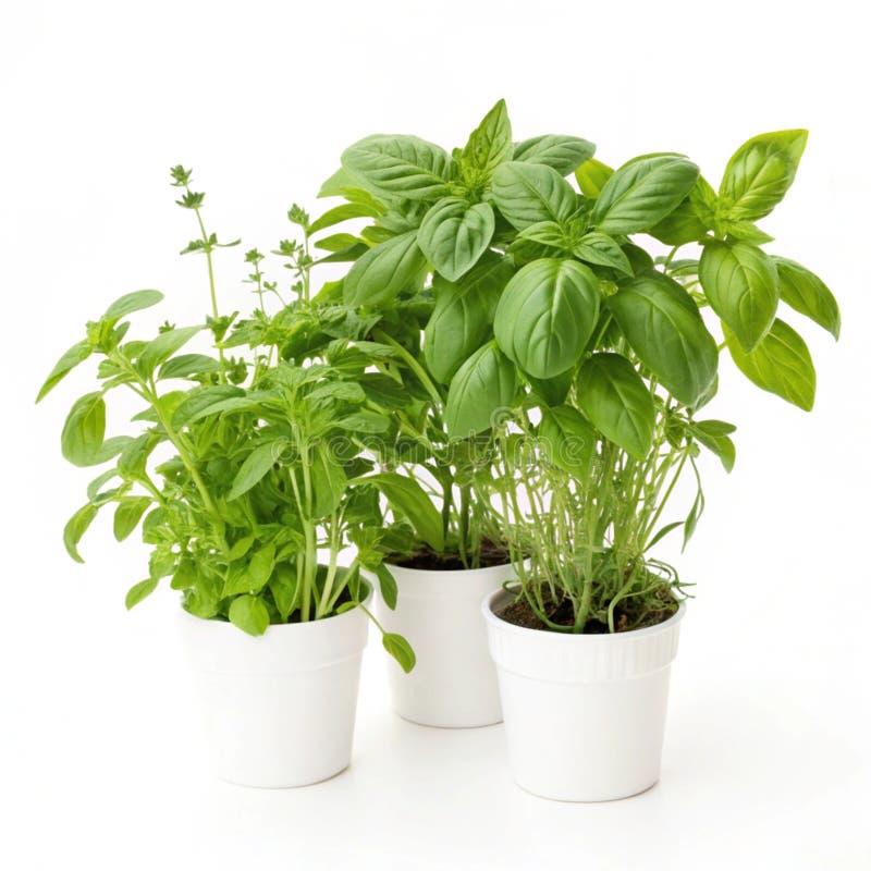 Kitchen Plants Isolated on Transparent Background Stock Illustration ...