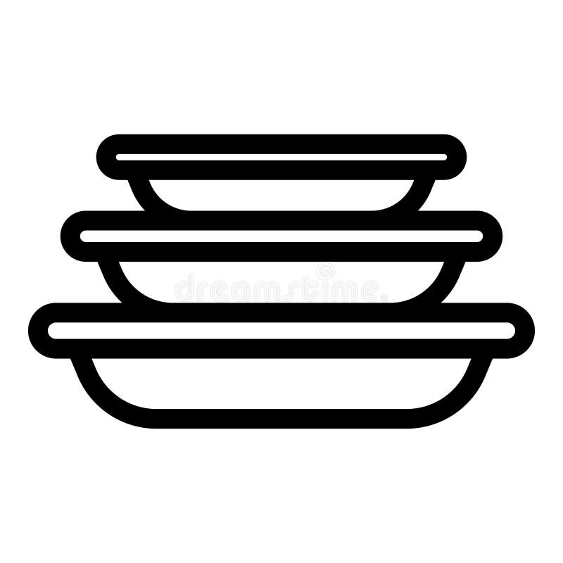 Empty Plate Outline Stock Illustrations – 1,568 Empty Plate Outline ...