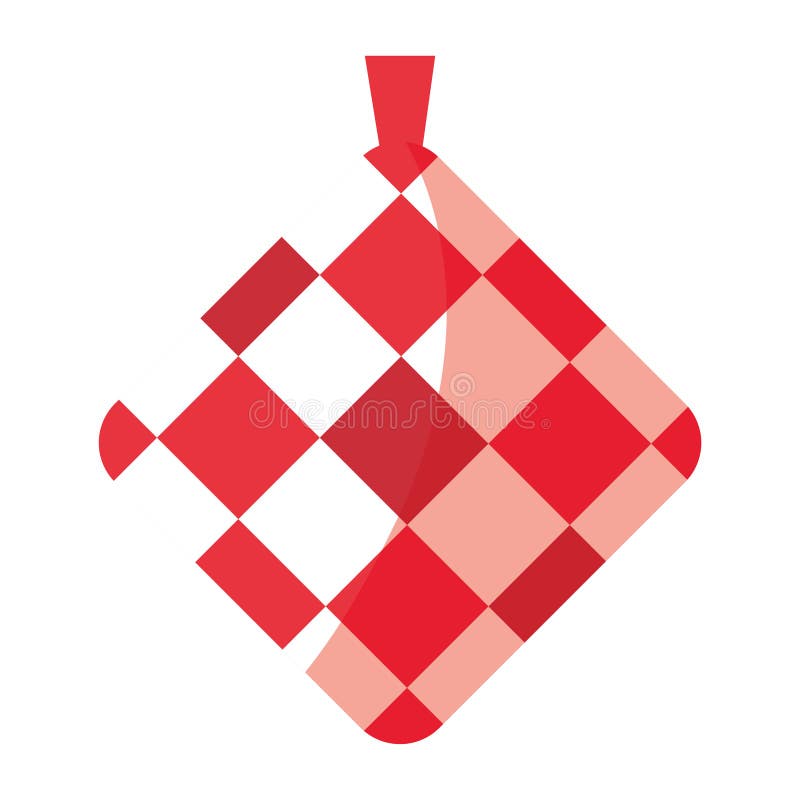 Rag Cooking Icon White Background Vector Illustration Stock ...