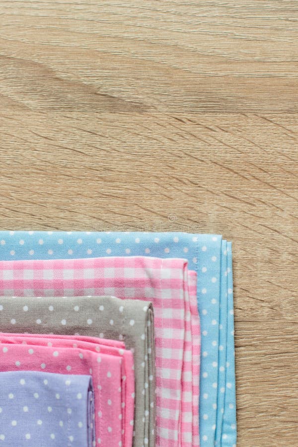 Kitchen Rags in Various Colors Stock Photo - Image of folded, cloth ...