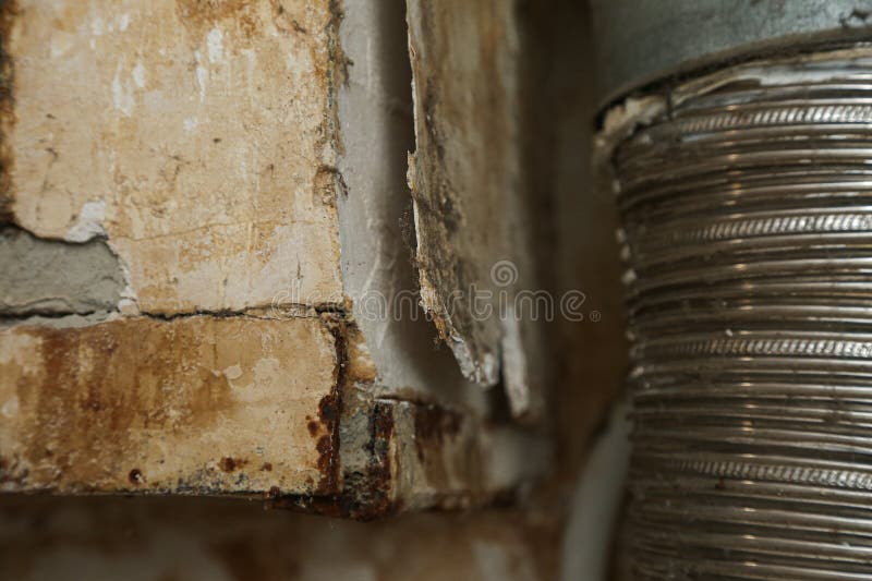 Kitchen Renovation from Scratch, Wall Plastering Stock Photo - Image of ...