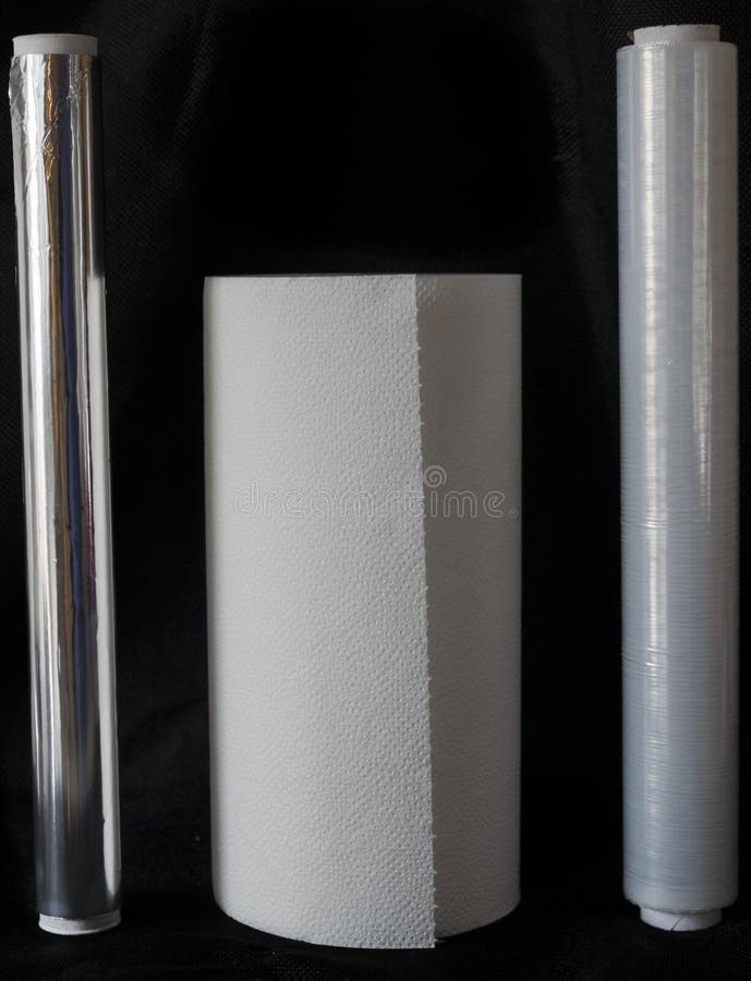 Kitchen rolls. stock photo. Image of napkins, utensils - 110445028