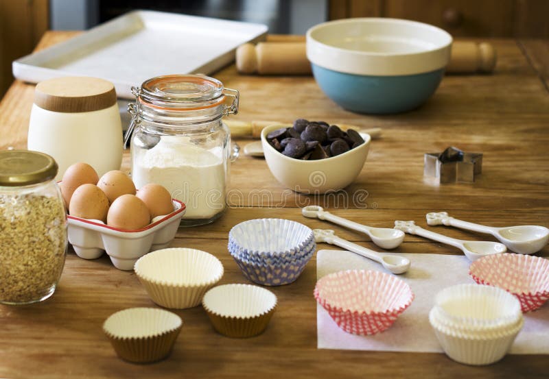 Kitchen Room Preparation Homemade Cooking Concept Stock Image - Image ...