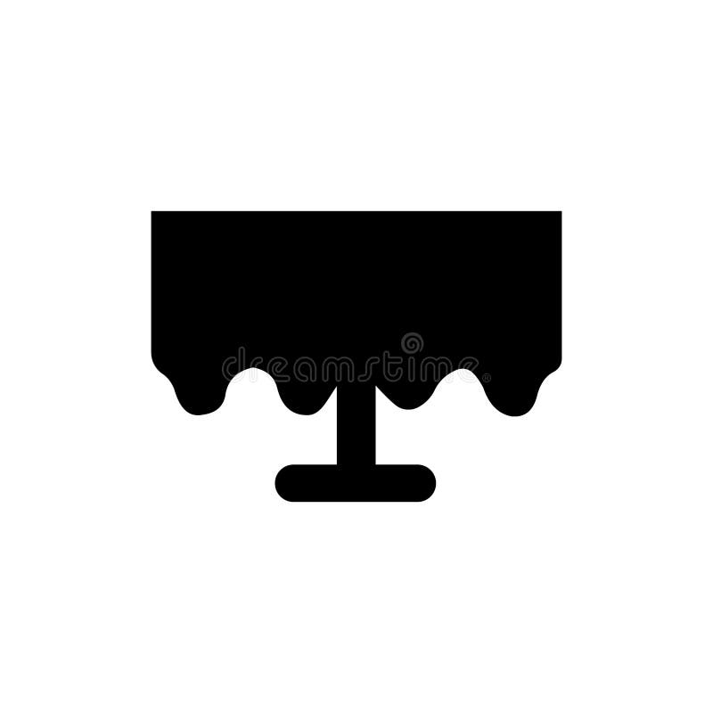 Kitchen Round Table, Icon Vector, Kitchen Utensils Stock Vector ...