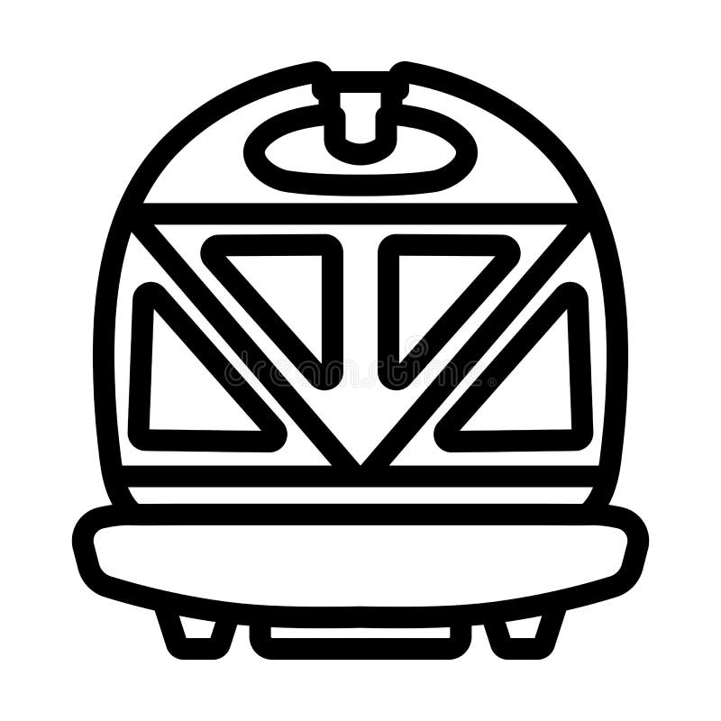 Sandwich Maker Vector Design. Stock Vector - Illustration of maker ...