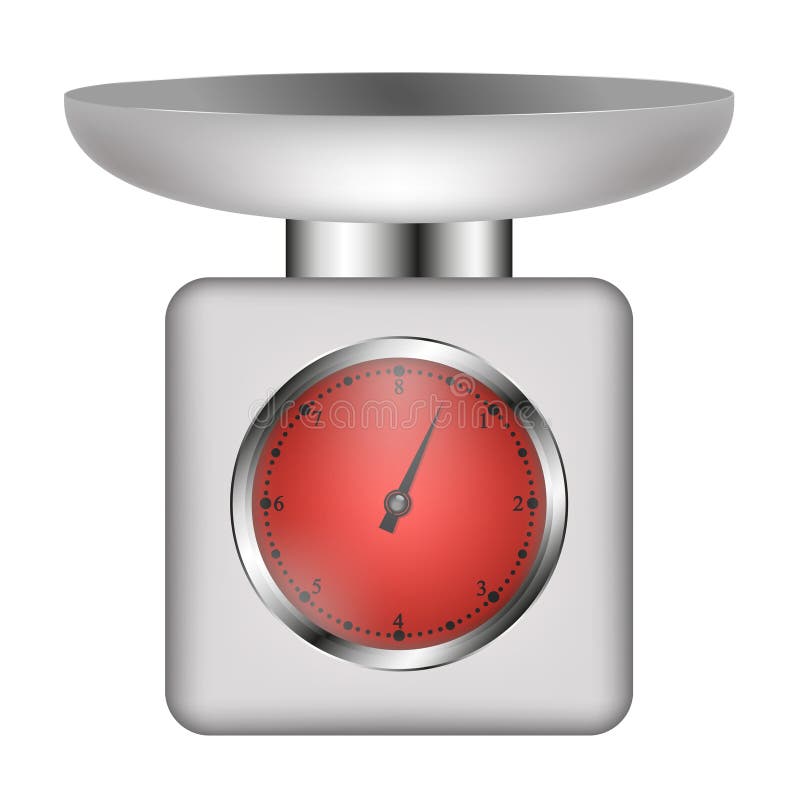 Kitchen scale stock vector. Illustration of scale, tool - 13185544