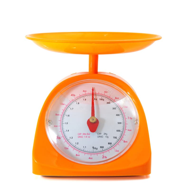 Kitchen scale stock image. Image of container, scale - 12179183