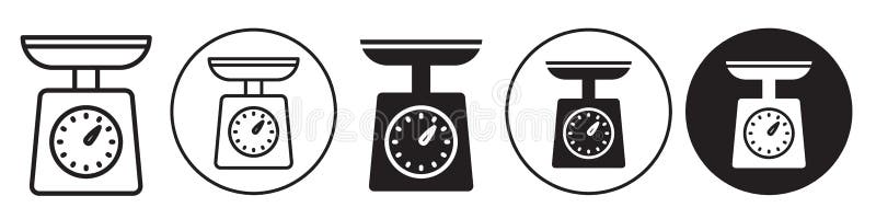 Kitchen Scale Icon Vector Set Collection for Web Stock Vector ... Kitchen Scale Icon Vector Set Collection for Web Stock Vector ...
