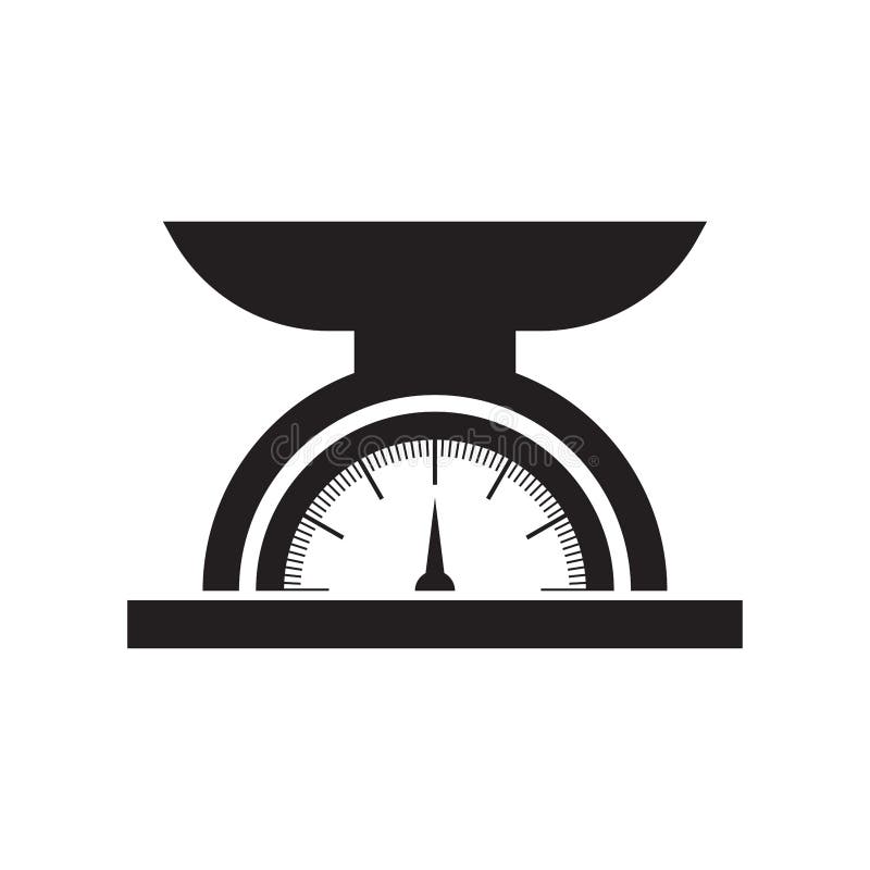 Kitchen Scale Icons Can Be Used for Applications or Websites Stock ...