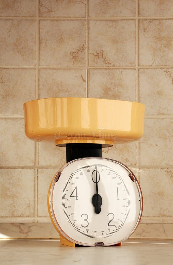 Kitchen Scale, Inside a Kitchen Stock Image - Image of diet, nportrait ...