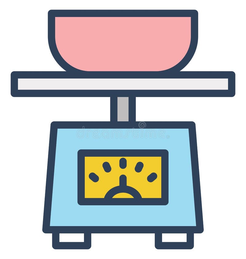 Electronic Scale Isolated Vector Icon Which Can Easily Modify or Edit ...