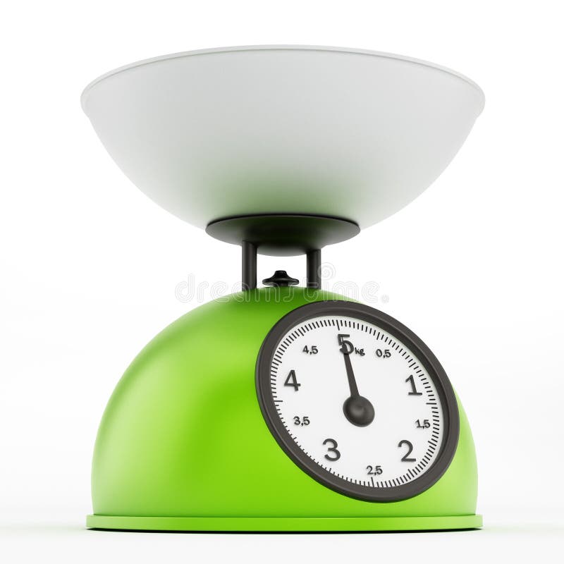 Kitchen scale stock illustration. Illustration of color - 53824331