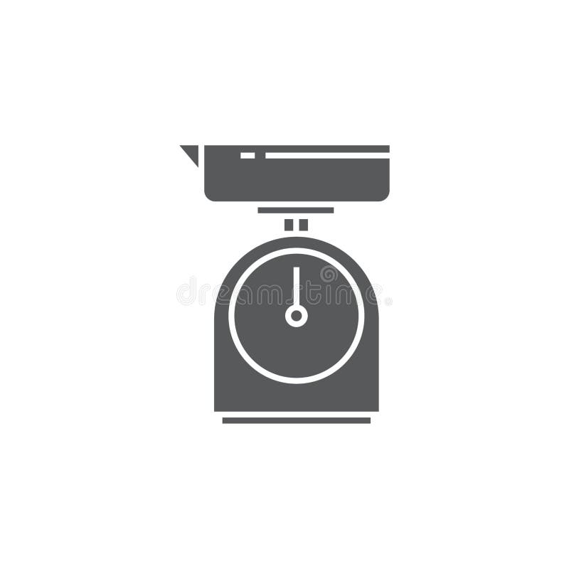Kitchen Scale. Vector Illustration Decorative Design Stock Vector ...