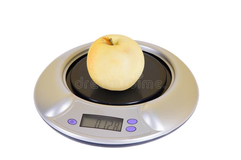 Apple at scale stock image. Image of healthy, fresh, fruit - 10204409