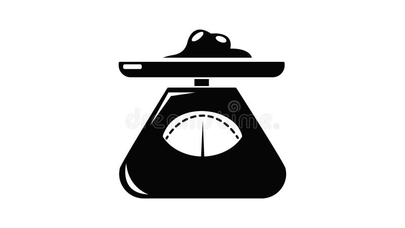 Kitchen Scale Line Icon Animation Stock Video - Video of vanilla ...