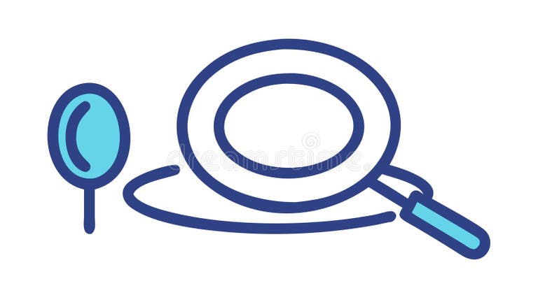 Kitchen Magnifying Glass Stock Illustrations – 908 Kitchen Magnifying ...