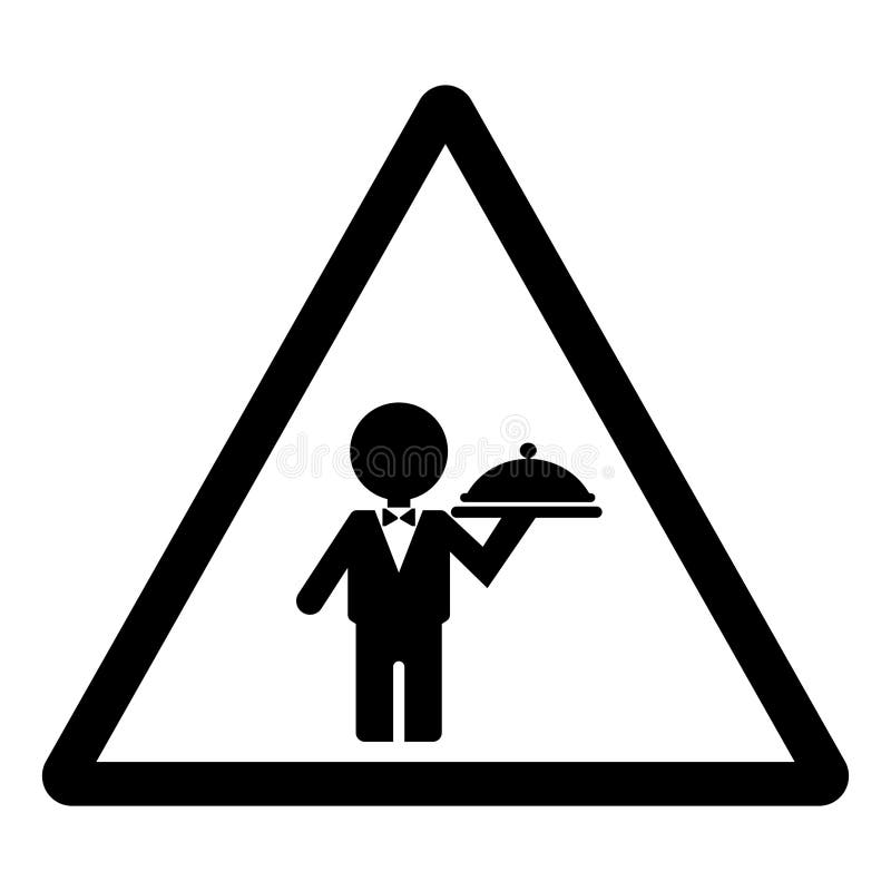 Kitchen Service Symbol Sign,Vector Illustration, Isolate on White ...