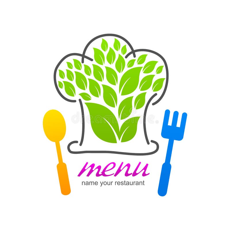 Cook Icon Kitchen Logo Menu Sign Set Stock Vector - Illustration of ...