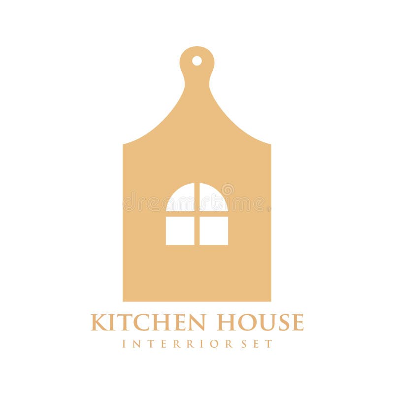 Kitchen set logo brand stock vector. Illustration of element - 225104671