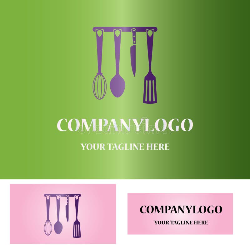 Kitchen set logo stock vector. Illustration of cookery - 82245770