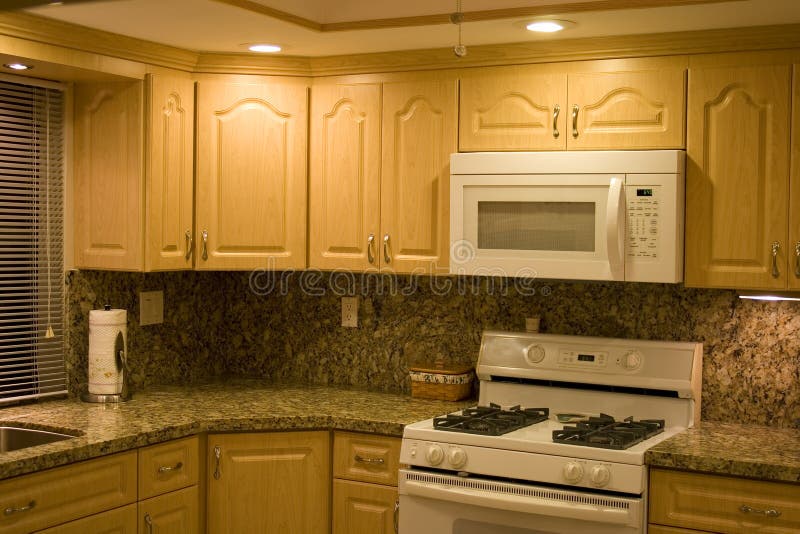 Kitchen Shot stock photo. Image of design, cupboard, contemporary - 9732392